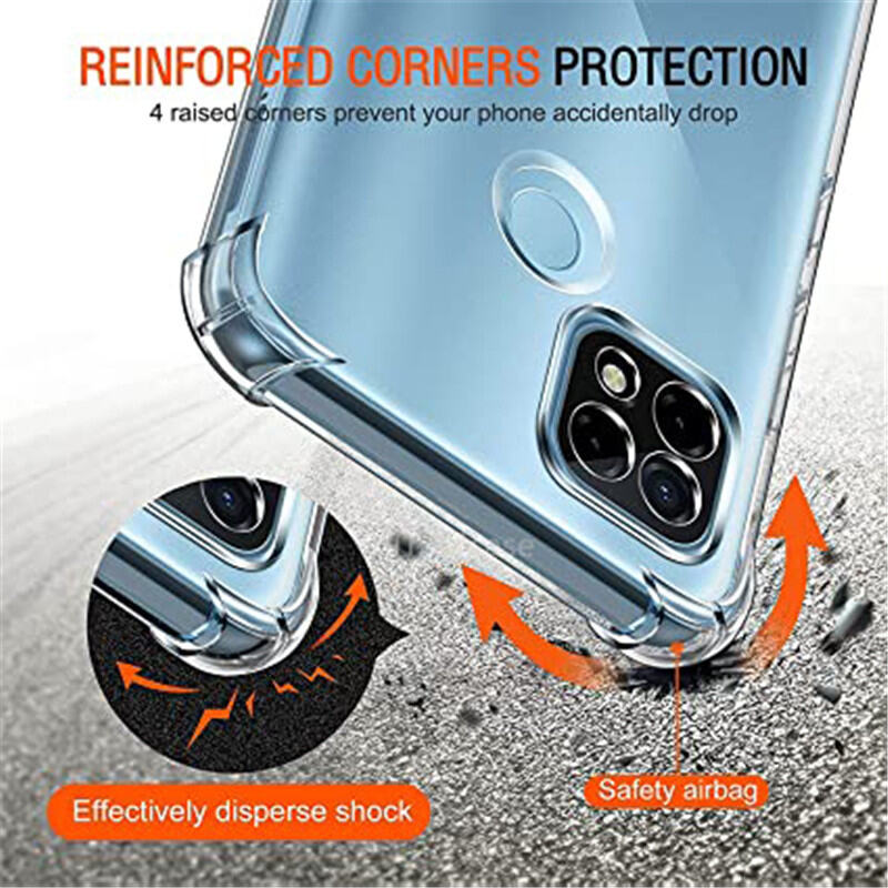 lthmy for Realme C11 2021 Soft Gel Jelly Case Transparent Full ...