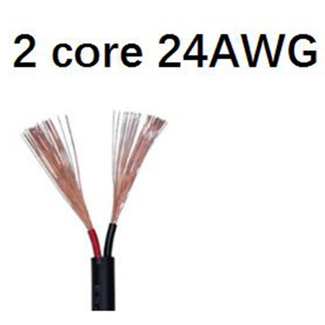 2 3 4 Pin Core Sheathed Pvc Wire Power Cord Copper Extension Connector ...
