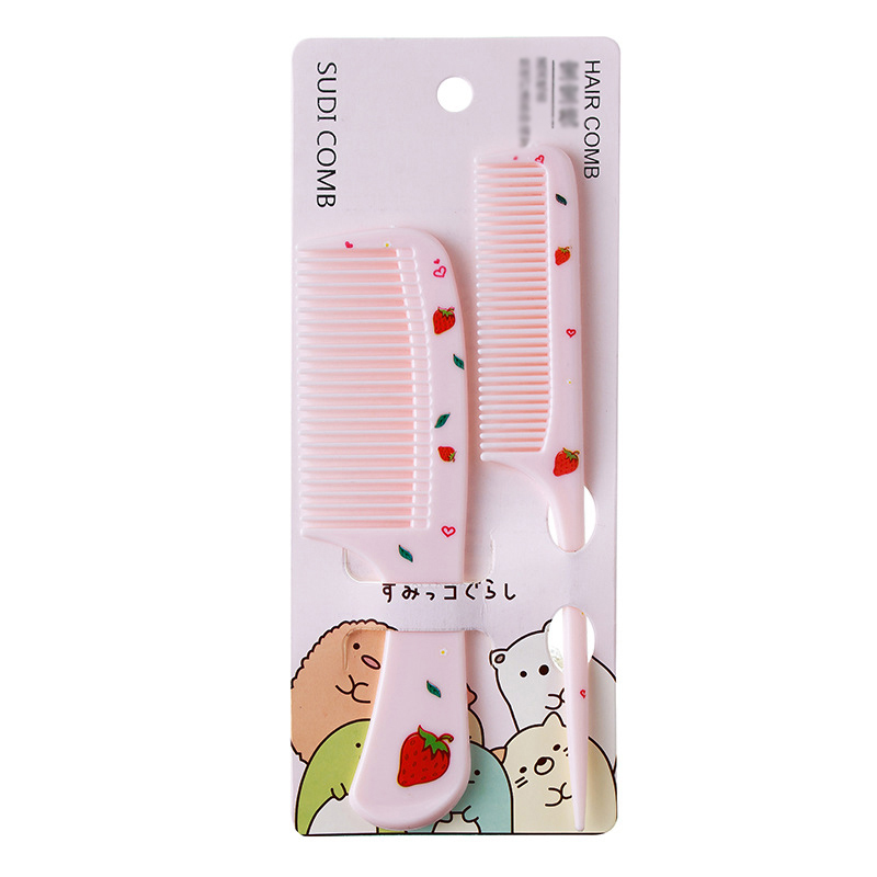 Cartoon Animal Childrens Comb Hairdressing Comb Fine-toothed Pointed ...