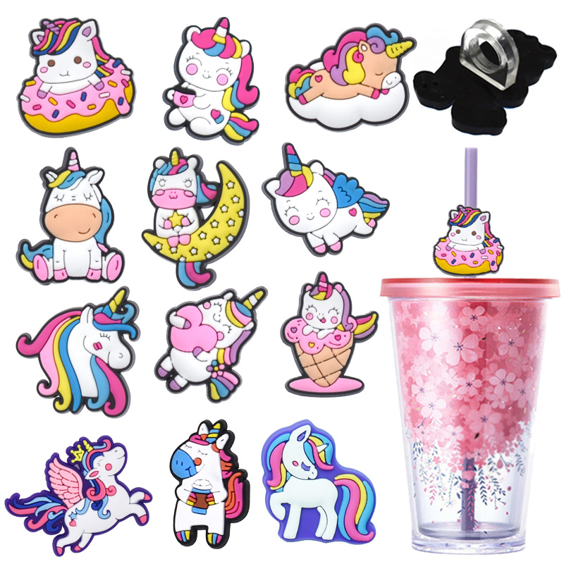 1pcs Creations Designs Mermaid Inspired Studded Coffee Cup Straw Per ...