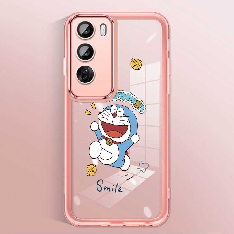 realme C75 C 65 C75 Jumping Doraemon Clear Silicone Cover Casing Camera ...