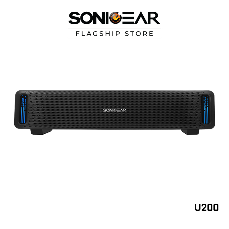 SonicGear SonicBar U200 Powerful Audio Sound Bar With LED Light Effects ...