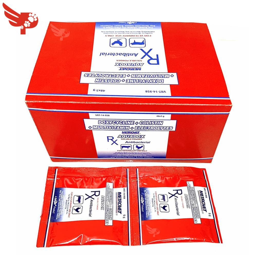 Metrovet AQUADOX 5g Per Sachet - 1 BOX / 48 Sachets per order - For ...