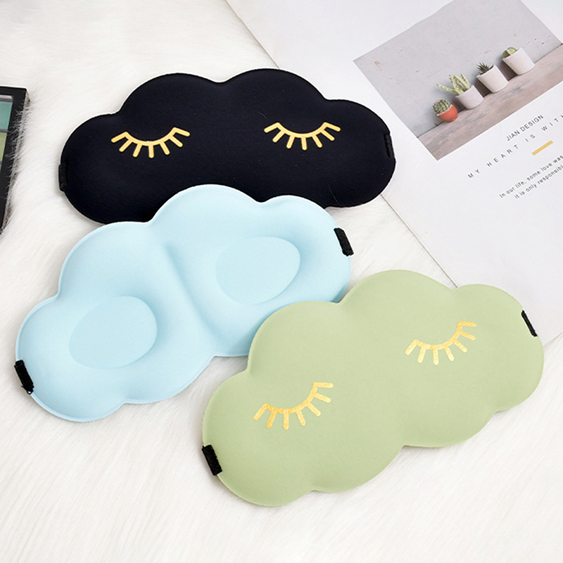 1PC Sleeping Aid Eye Shade Cover Sleeping Blindfold 3D Cartoon Cloud ...