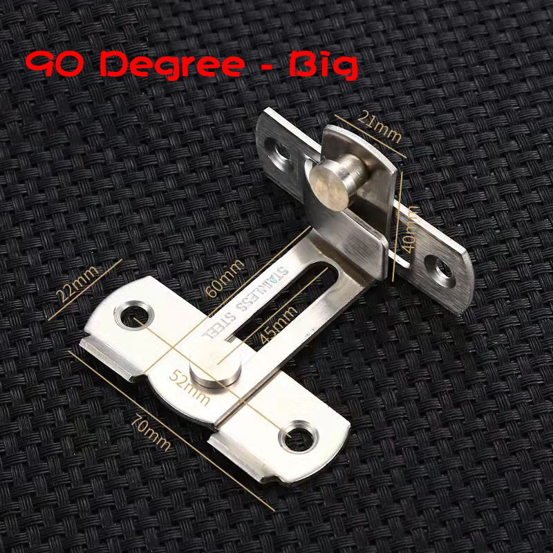 Door Latch Sliding Lock Hasp Safety Bolt Buckle Right Angle For Window ...