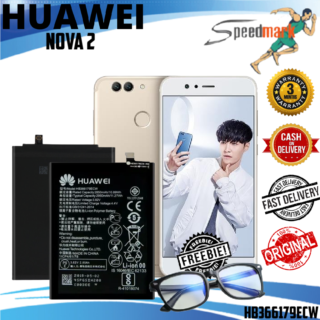 Huawei Nova 2 Battery Original, Fit for CAZ-TL00, CAZ-AL10 Model ...