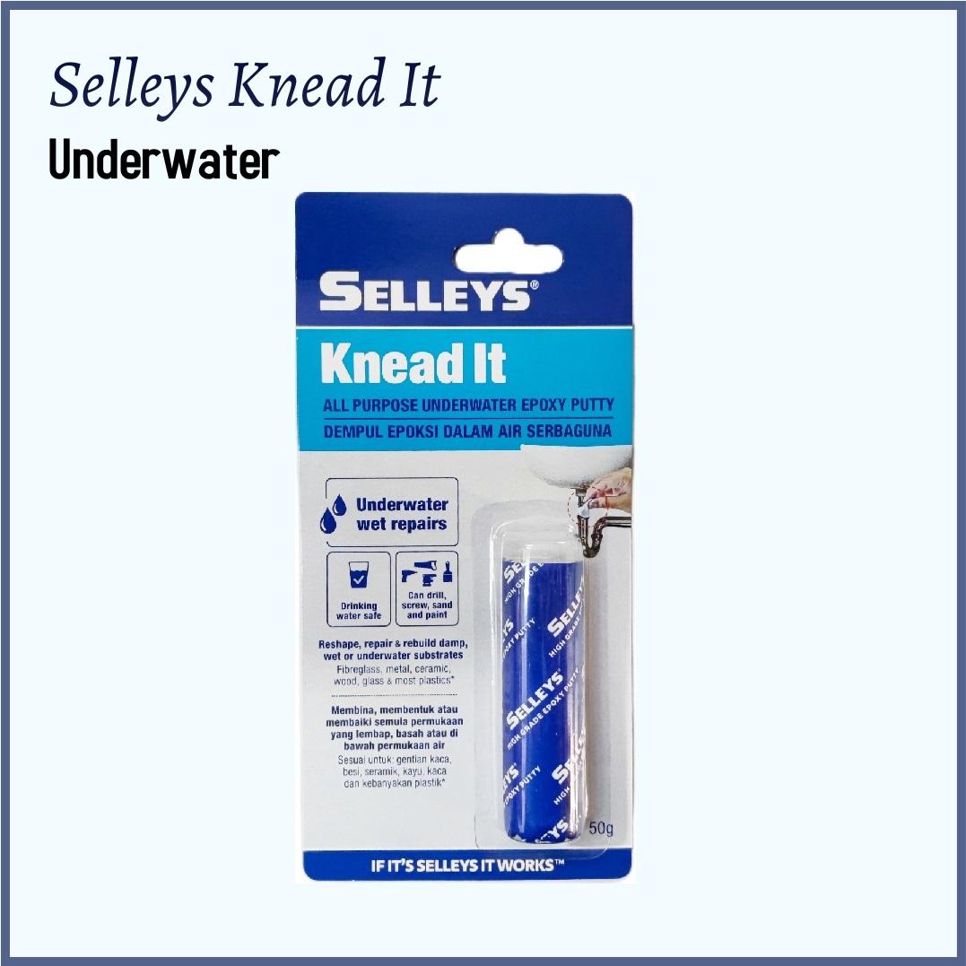 Selleys Knead It Underwater Epoxy Putty Wet Area Multipurpose Repair ...