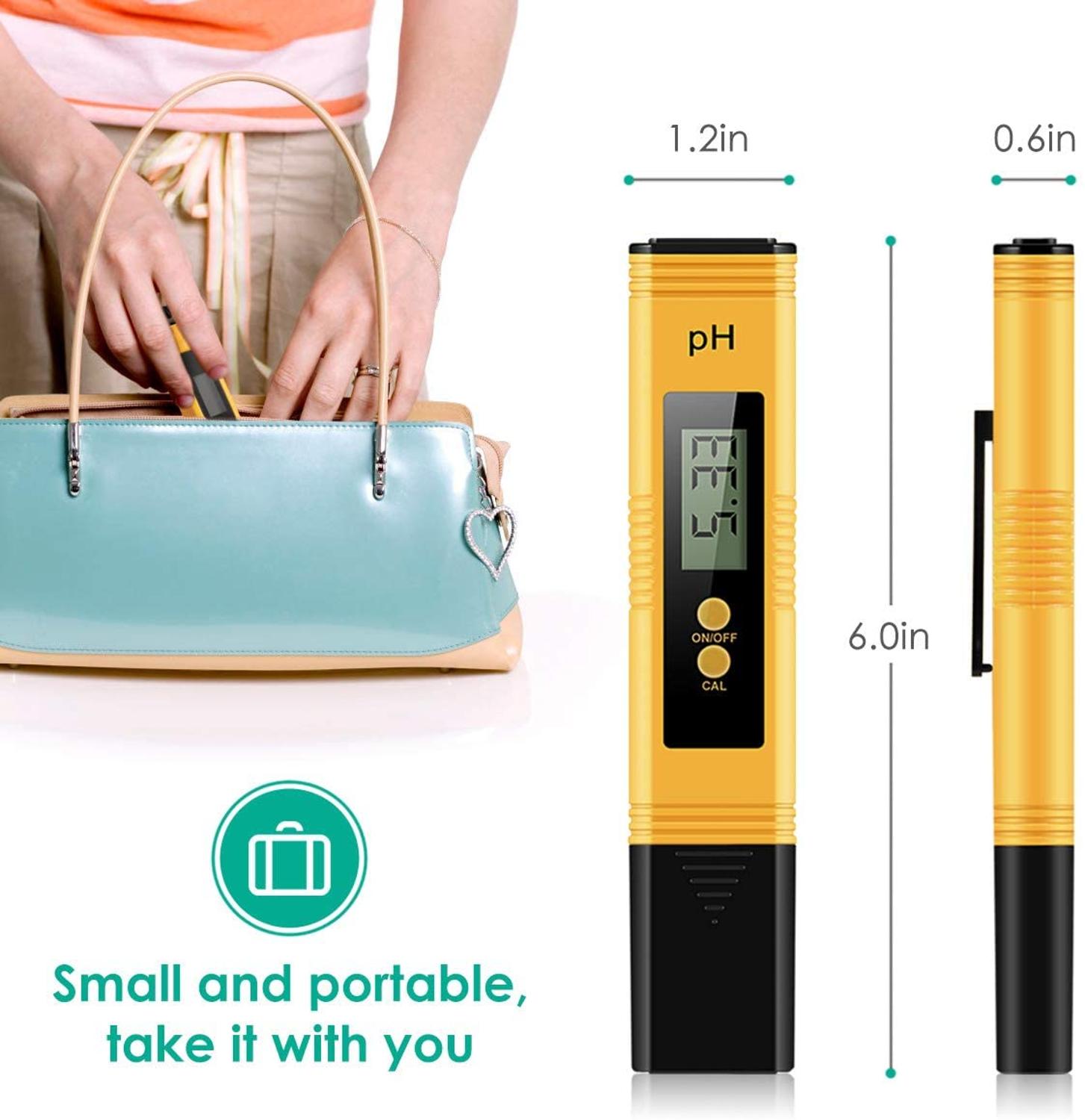 NEW 【Exclusive Discount】pH Meter Digital LCD PH Meter Pen of Tester ...