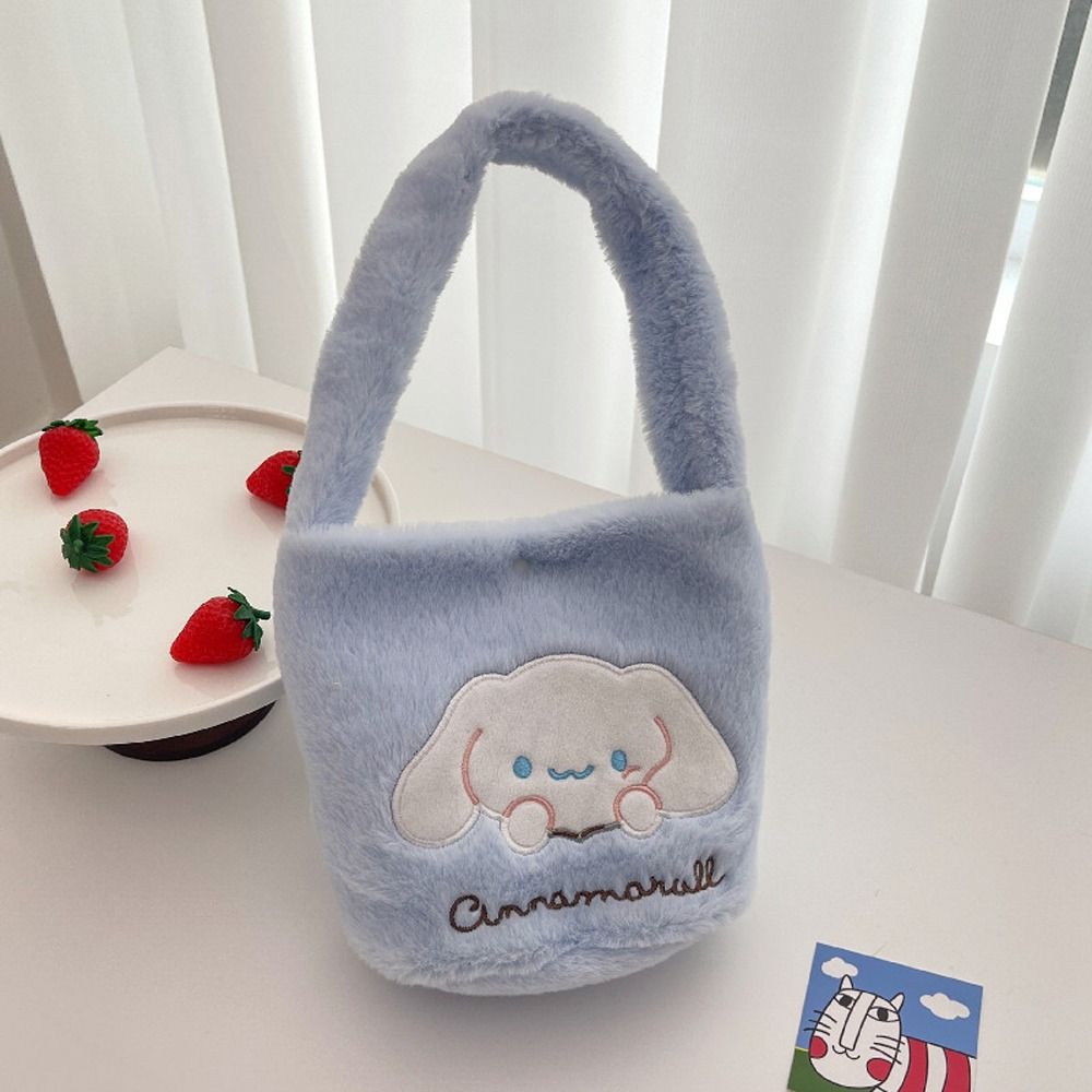 ANGY เมโลดี้ กระเป๋าถือตุ๊กตาคุโรมิ Cinnamoroll Pachacco กระเป๋าสะพายเม ...
