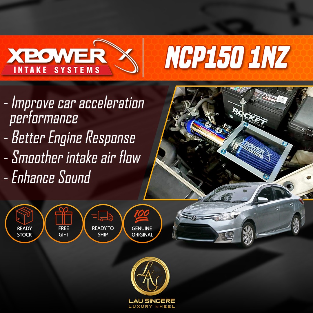 XPower Air Intake System Toyota Vios NCP150 Vios Keli 2013-2016 1.5 ...