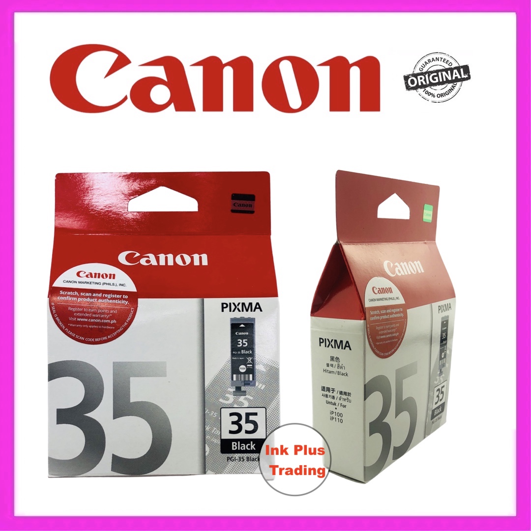 Canon Pixma Original Ink Cartridge PGI-35 Black and CLI-36 Color For ...