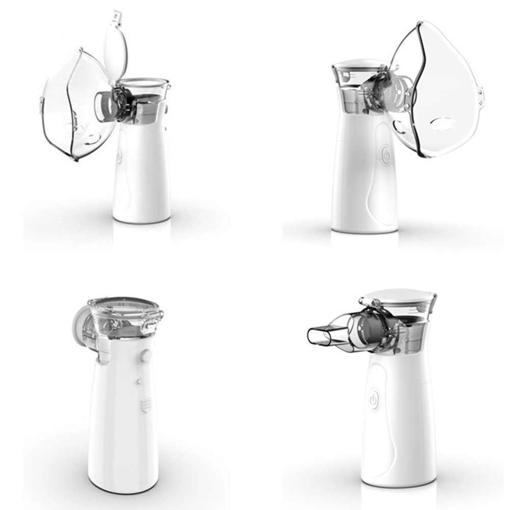 Portable Family Mesh Nebulizer Inhaler Low Noise Mini Silent Steam ...