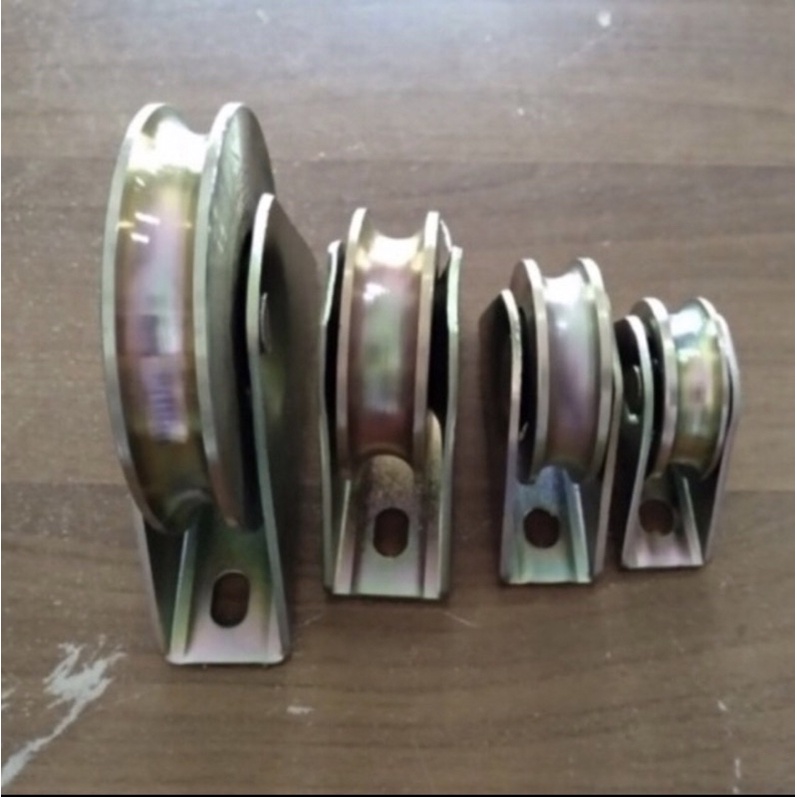 Roda pagar 3inchi 75mm pintu besi bulat roda gerbang garasi 75mili ...