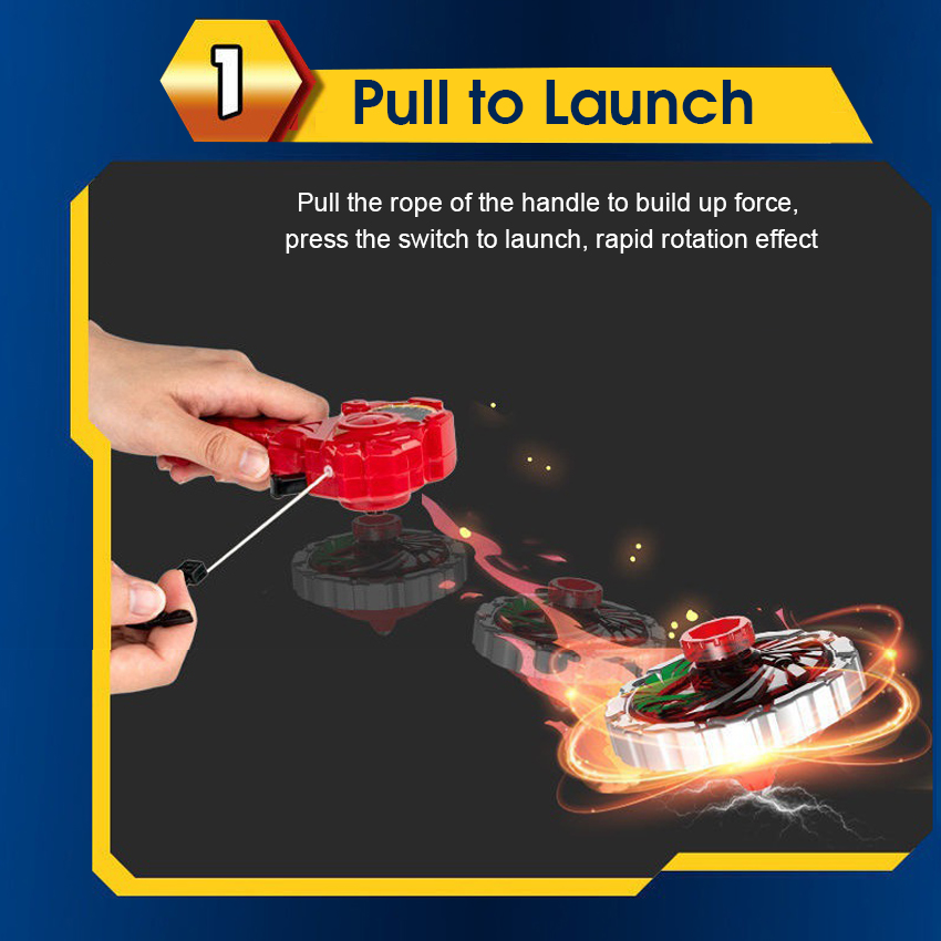 HelloKimi เบเบลด ลูกข่าง เบเบลดของแท้ ของเล่นปั่นด้านบน วัสดุมีความ ...