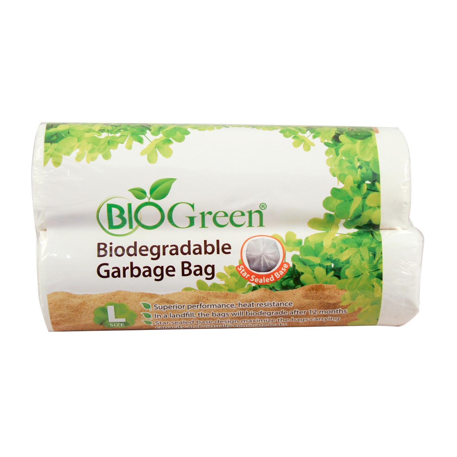 BIOGREEN Biodegradable Garbage Bag (L) - (L100 x W780)MM (BD-GB3039/2 ...