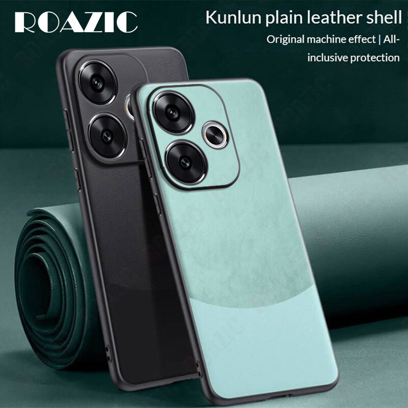xipare for Redmi Turbo 3 Luxury NEW PU Leather Splicing Colors Phone ...