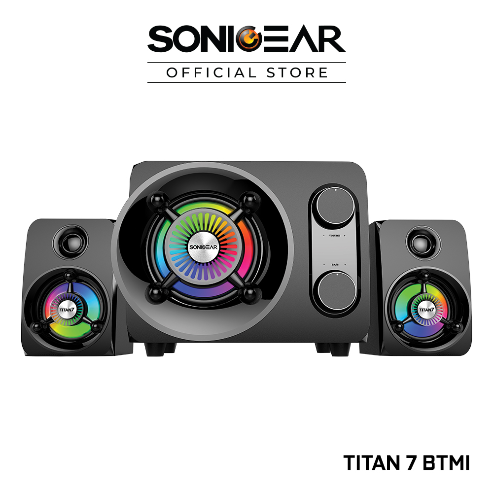 SonicGear Titan 7 Pro BTMI Bluetooth Speakers with FM Radio, USB, SD ...