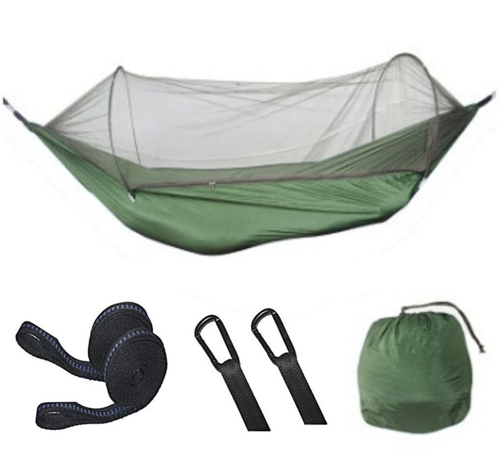 Auto Open Outdoor Hammock Portable Swing Hammock with Anti-mosquito Net ...