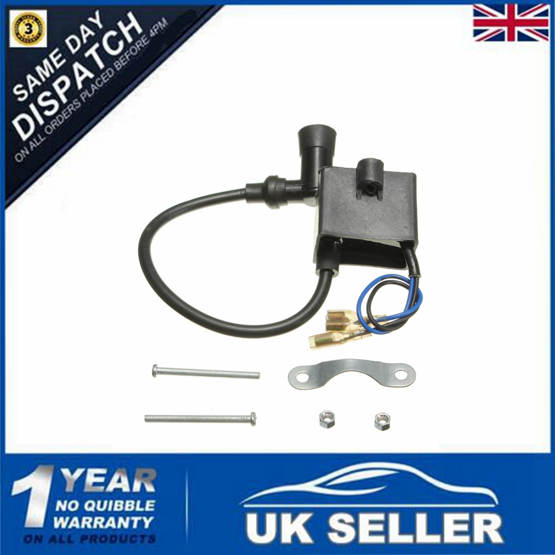 CDI Ignition Coil 50cc 60cc Motors 66cc 80cc Engine Motor Motorized ...