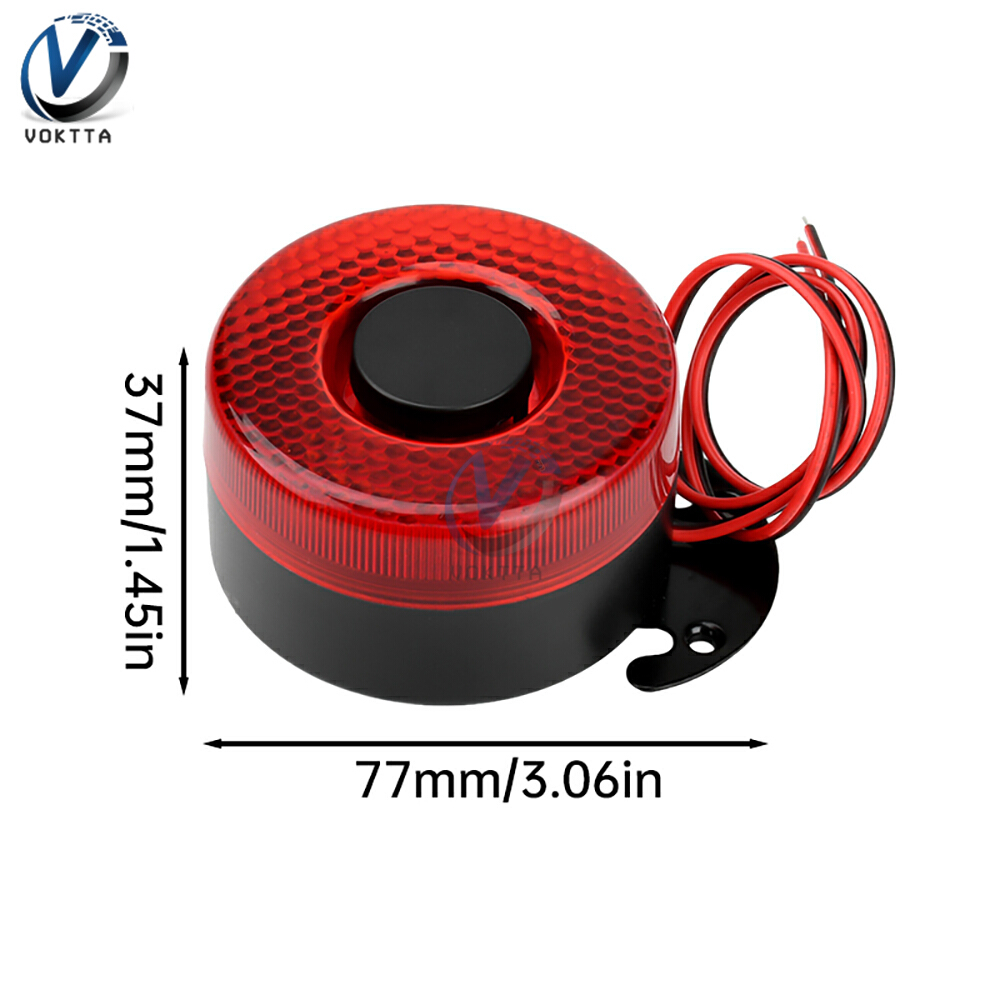 DC 12-24V Mini Wired Horn Siren Beeper Sound Horn Buzzer Car ...