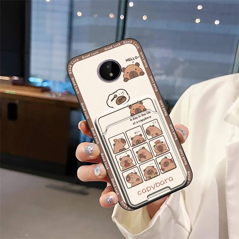 protective Card slot Phone Case For Nokia C10/C20 Card bag Anti-dust ...