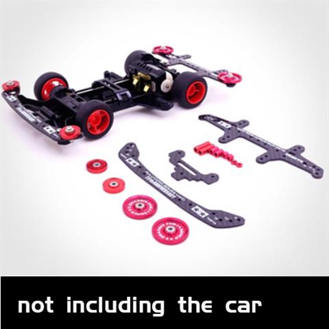 Homemade Tamiya Mini 4wd Racing Car Parts Beginner Setting Carbon Front ...