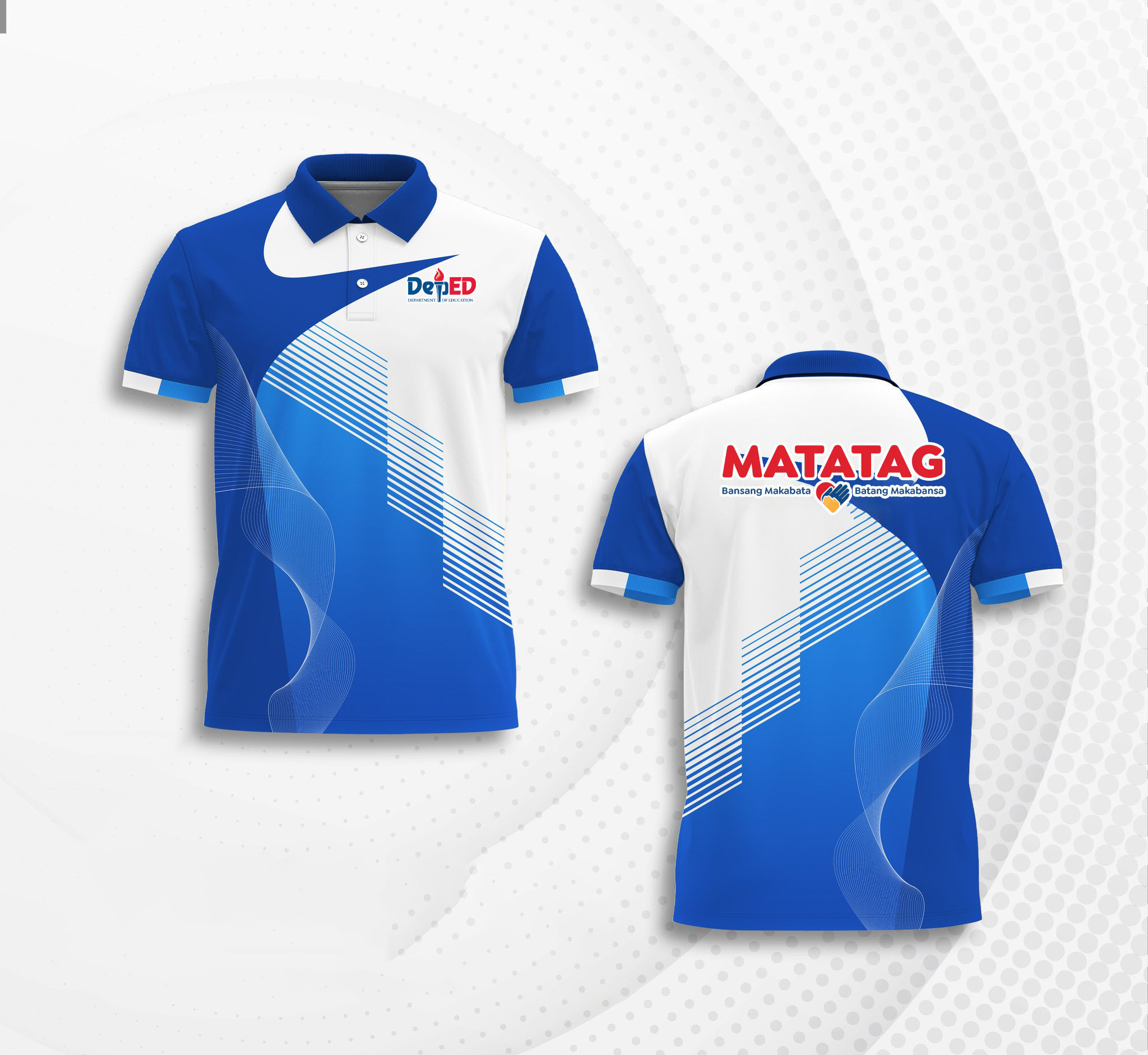 DEPED MATATAG POLO SHIRT UNIFORM FULL SUBLIMATION POLO-Shirt FOR WOMEN ...
