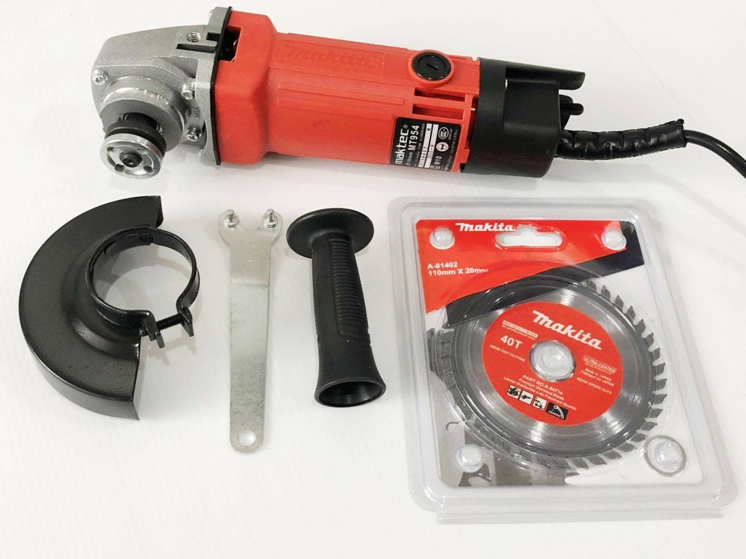 หินเจียร 4 นิ้ว Maktec รุ่น MT954 แถมใบตัด makita (Maktec by makita ...