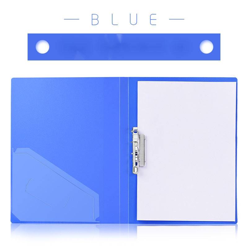 UNICE A4 Folding Plastic Folder Single and Double Strong Clips File ...