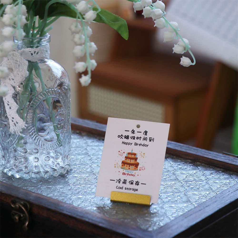 Transparent Sign Holder Metal Name Card Clip Stand DIY Price Tags ...