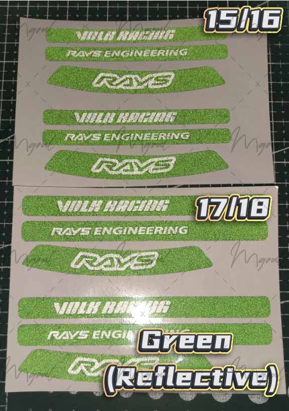 [READYSTOCK]VOLK RACING Ce28 CR II CE28 SL HIGH GRADE RIMS STICKER ...