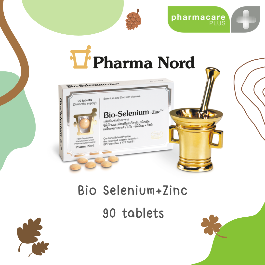 Pharma Nord Bio Selenium + Zinc 90 Tablets ฟาร์มานอร์ด ไบโอ ซีลีเนียม ...