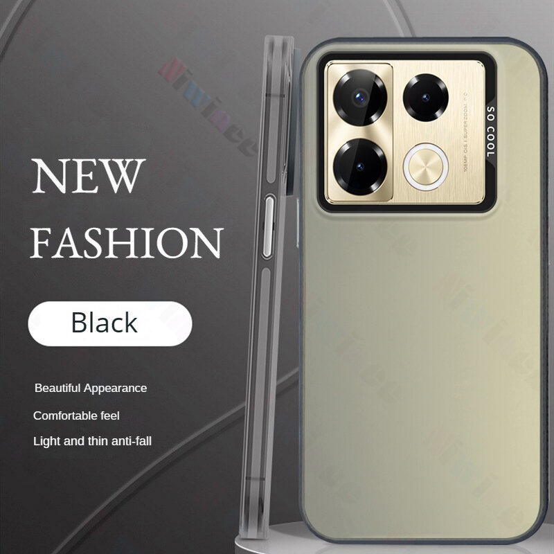 lthmy for infinix Note 40 Pro Phone Case Metallic Aurora Skin Casing ...