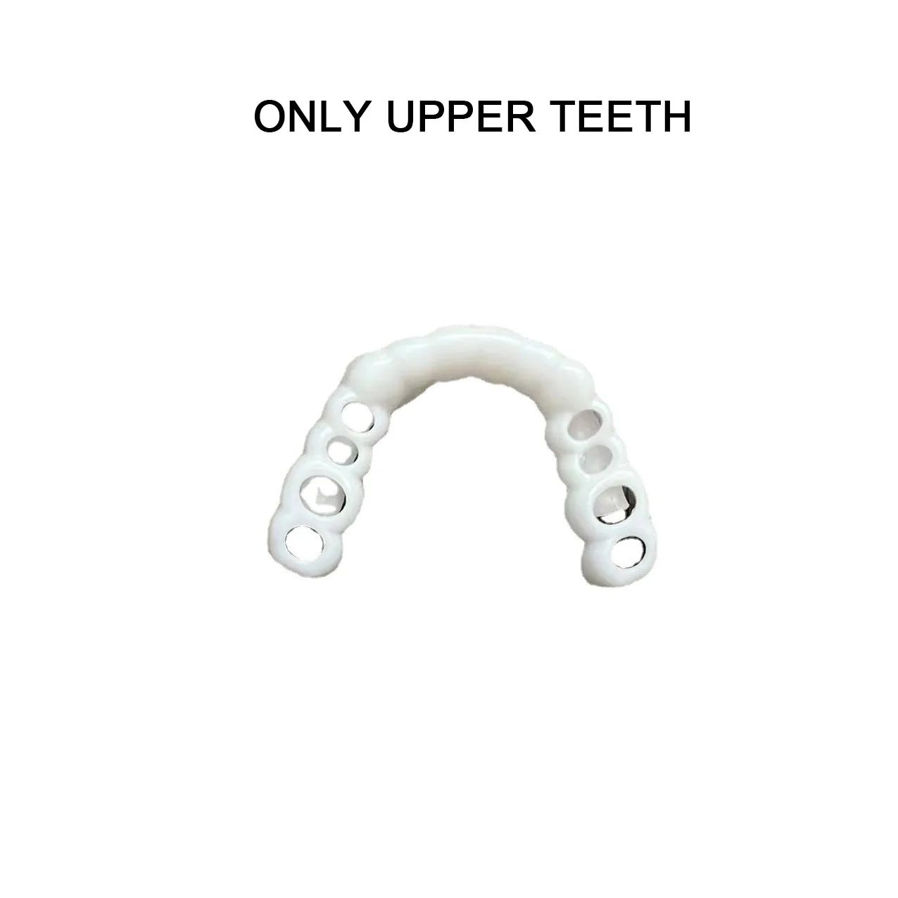 Instant Perfect Fit Teeth Whitening Fake Tooth Cover Snap On Silicone ...