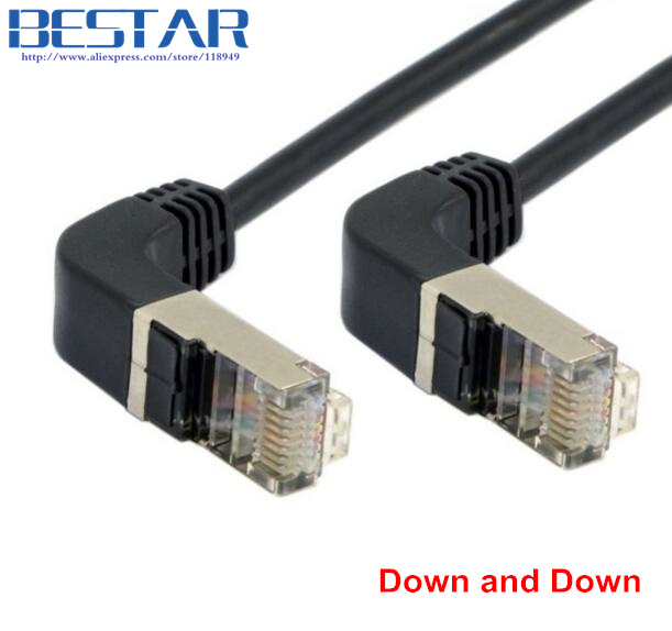 【BridgeCraft】Elbow Down Up Angled 90 Degree Cat5e 8p8c Ftp Stp Utp Cat ...