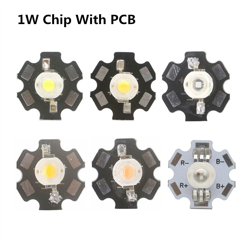 【GlobalTrendz】1W 3W High Power LED Beads Full Spectrum White Warm white ...