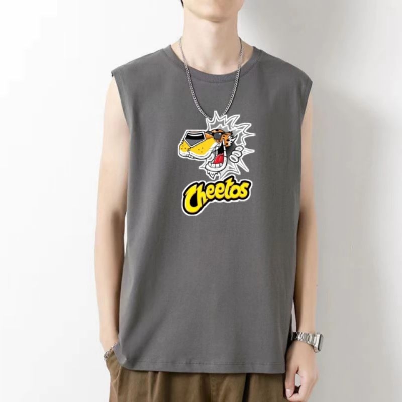 SINGLET KAOS MOTIF CHEETOS VIRAL NEW MODEL | Lazada Indonesia