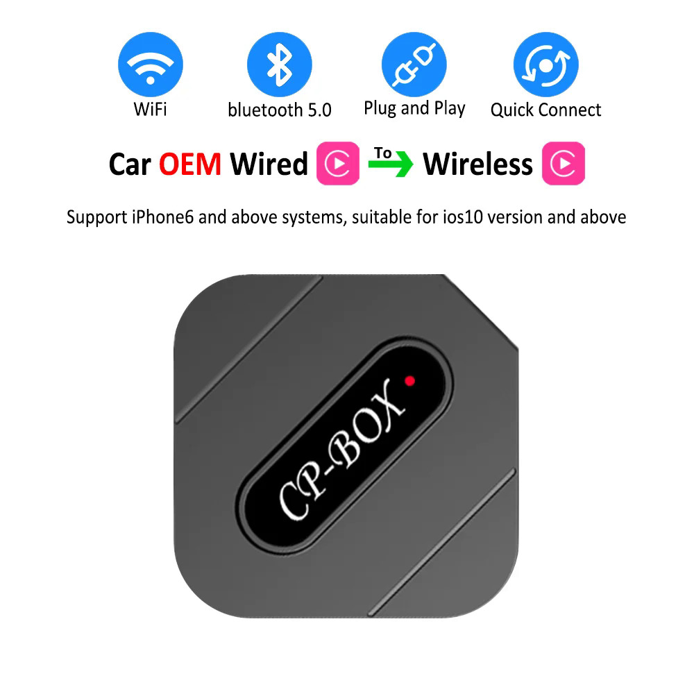 CarPlay Android Auto Smart AI OEM Wired to Wireless Linux System Plug ...
