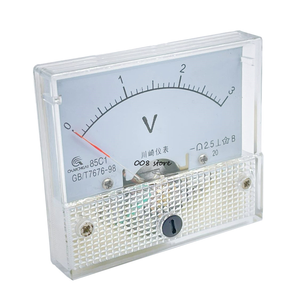 85c1 V Dc Pointer Voltmeter Meter Plate Table 85c1-V Series 1v 2v 3v 5v ...