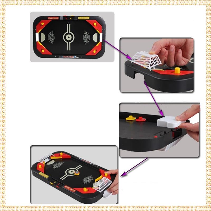 (CFGN) Mini Ice Hockey Table 2 in 1 Ice Hockey Tabletop Game For ...