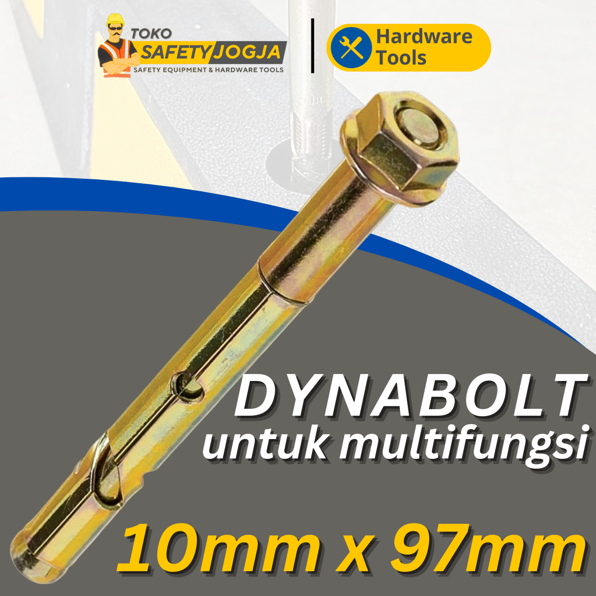 Dynabolt M10 X 97 Mm 10 Baut Beton Dinabol 10 X 97 Dinabolt Baut