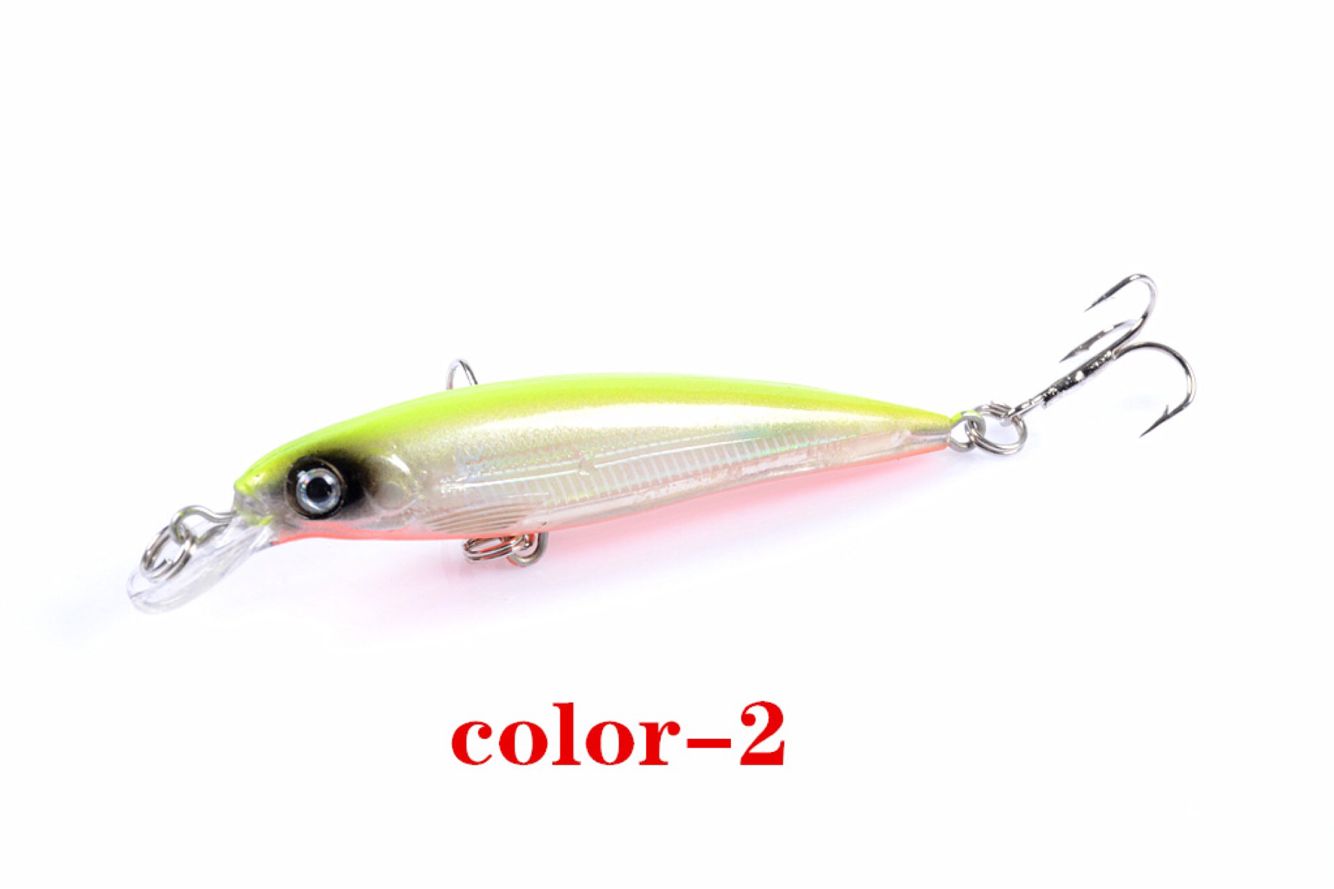 8-Color Classic Laser Fishing Lure Minnow 8.5cm/7.2g Lure Bionic Bait ...