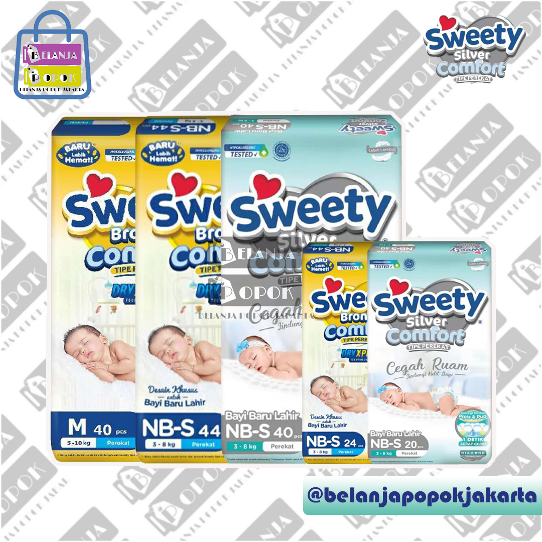 SWEETY BRONZE SILVER COMFORT NB S24 S20 S44 S40 NEWBORN M40 POPOK ...