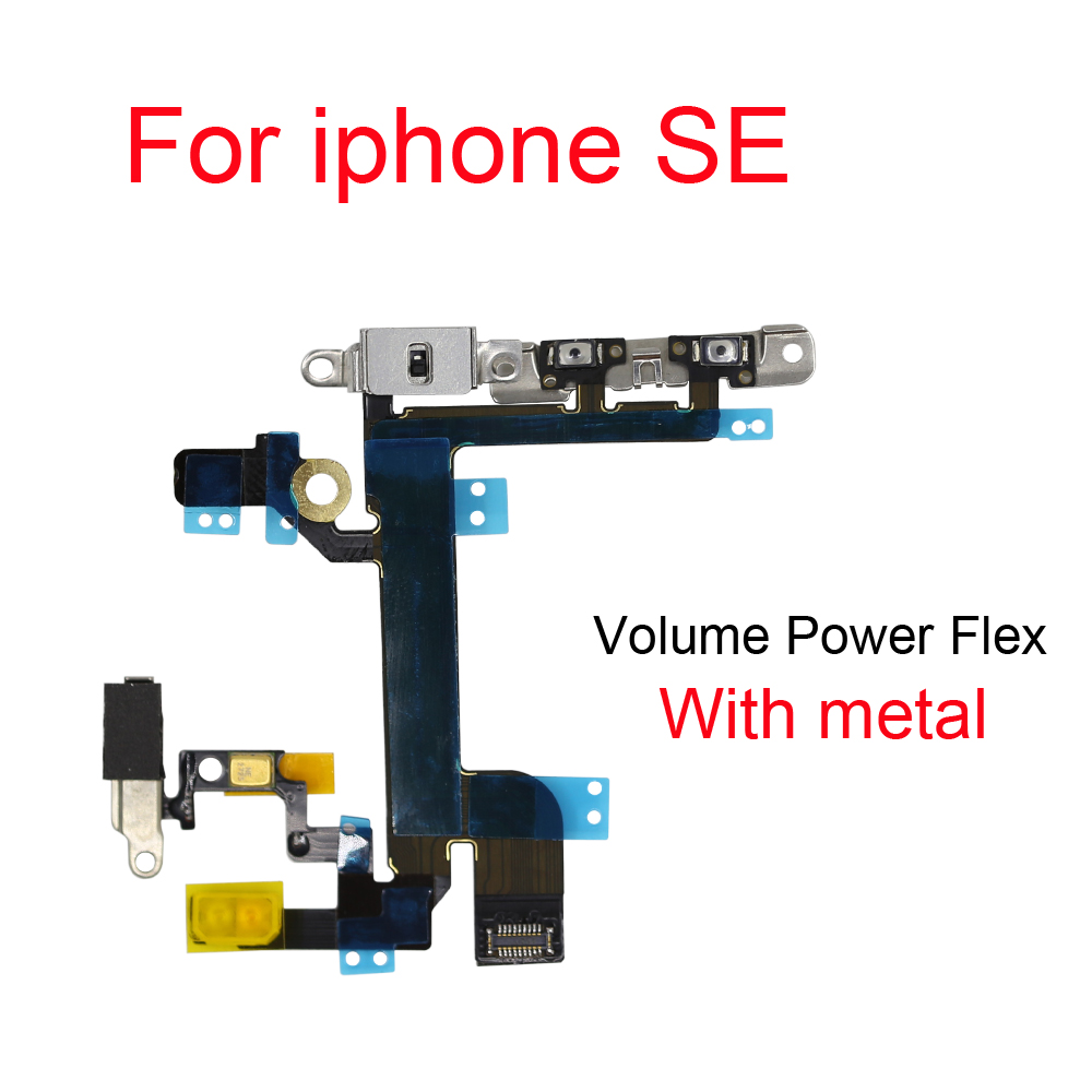 【7efc9af3】New Power Button On Off Flex Cable For iPhone 5 5S SE 2020 ...