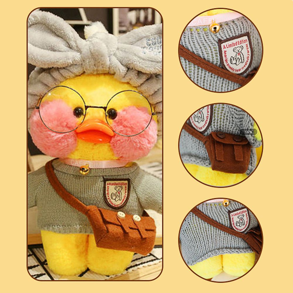 HalloweenBACK2LIFE Kawaii Yellow Duck Plush Toy Cartoon Hyaluronic Acid ...