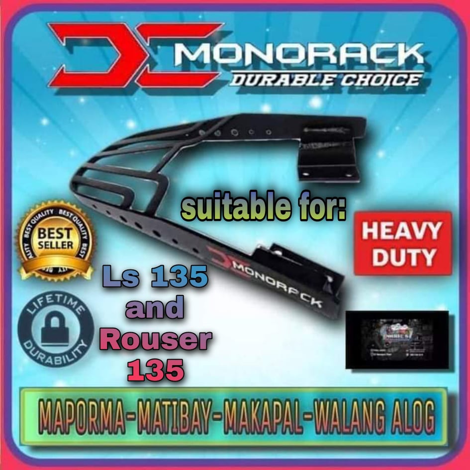 dc monorack for Rouser 135 and LS 135 | Lazada PH