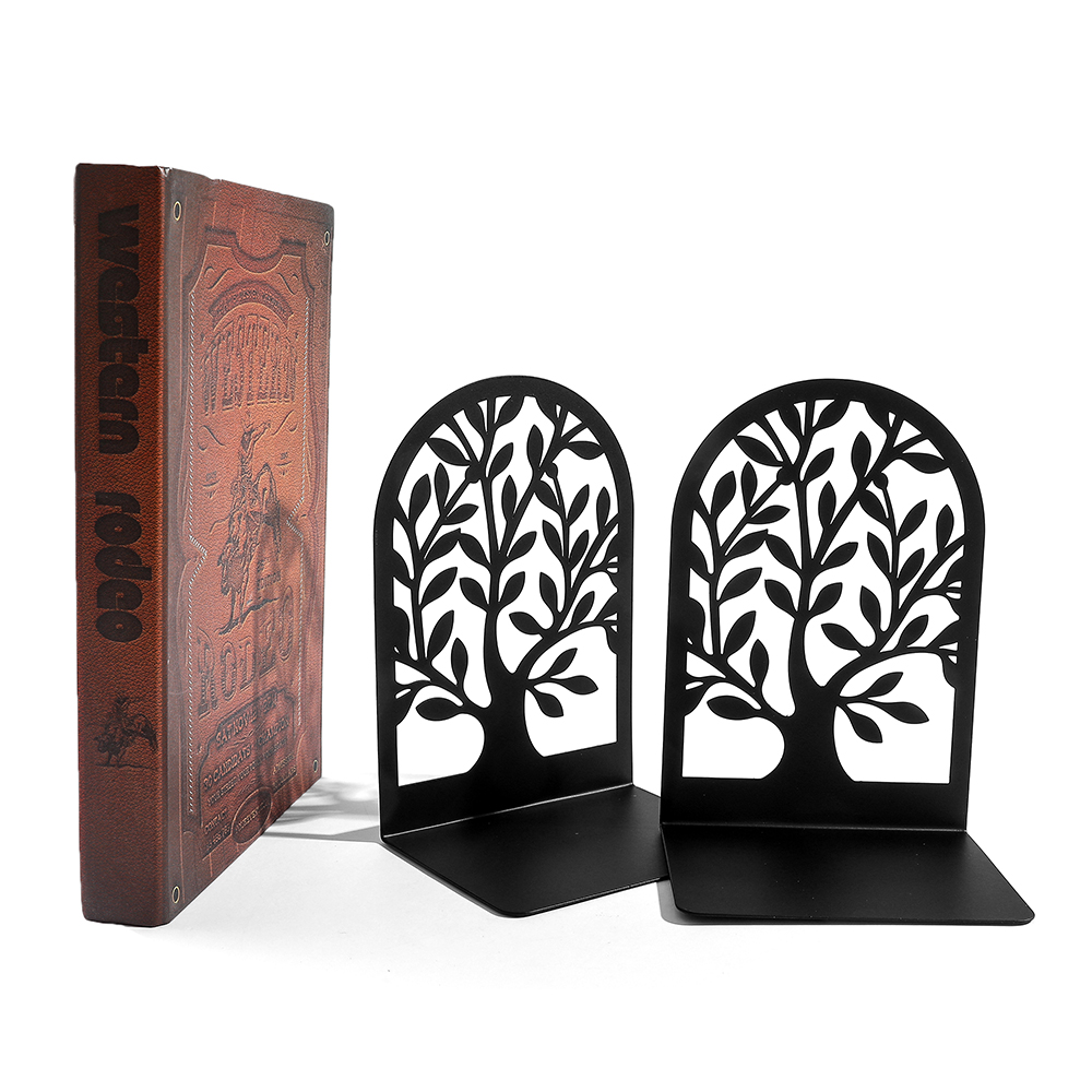 【InnovateWorld】New Style Black Tree of Hope Desktop Book Ends Office ...