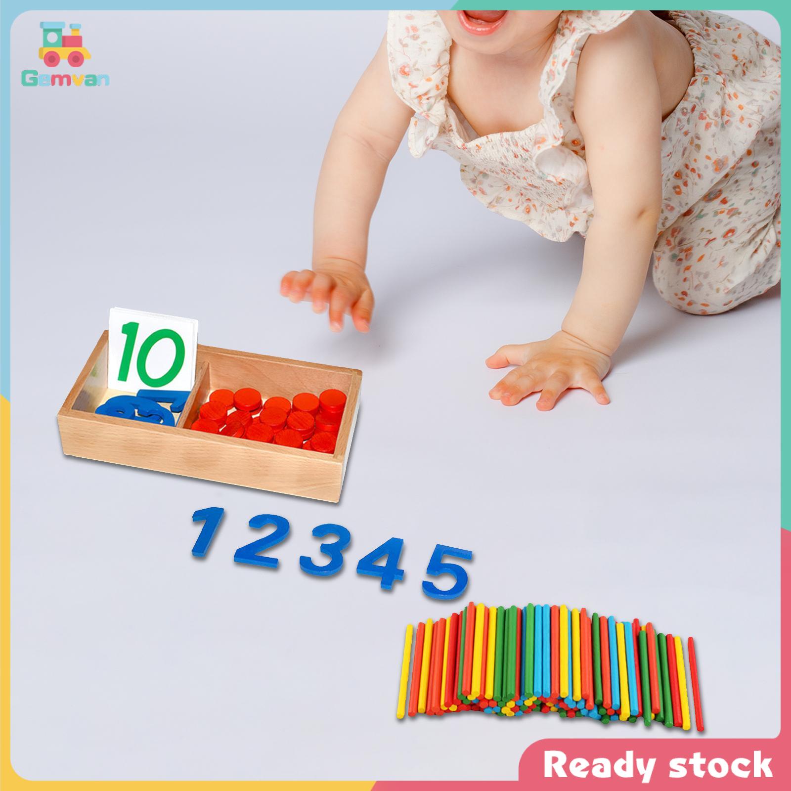 Gemvan Montessori Cards & Counters Number Counting Math Game for ...
