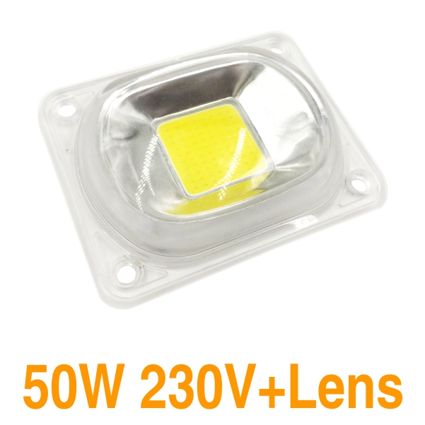 【UrbanNomad】1set LED COB Chip with Lens Reflector Smart IC Chip 50W 30W ...
