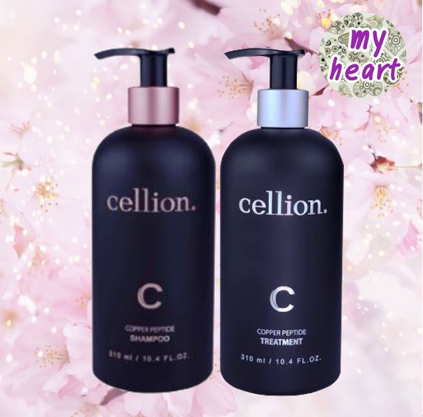 Cellion Hair Shampoo/Treatment 310 ml แชมพู ครีมนวด สำหรับผมร่วง ผมบาง ...